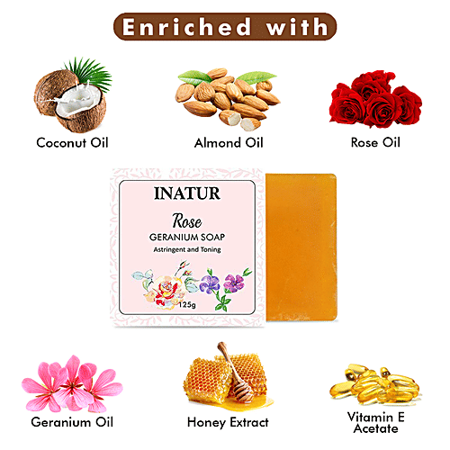 Buy INATUR Rose & Geranium Shower Cream Online at Best Price of Rs 225 ...