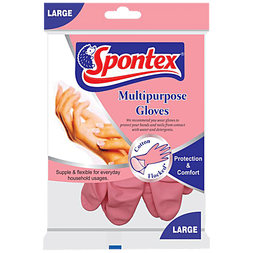 Buy Spontex Multipurpose Gloves - Ideal For Everyday Household Cleaning ...