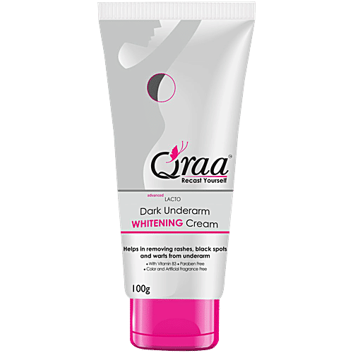 Buy Qraa Advanced Lacto Dark Underarm Whitening Cream, Helps in ...