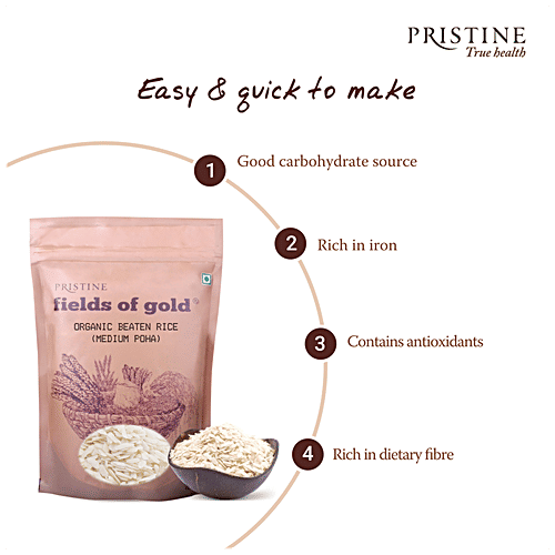 Buy PRISTINE Fields of Gold Organic Red Beaten Rice Online at Best ...