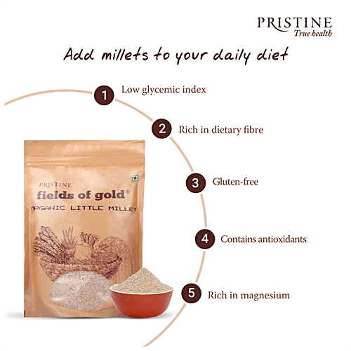 Buy PRISTINE Fields of Gold - Organic Little Millet Online at Best ...