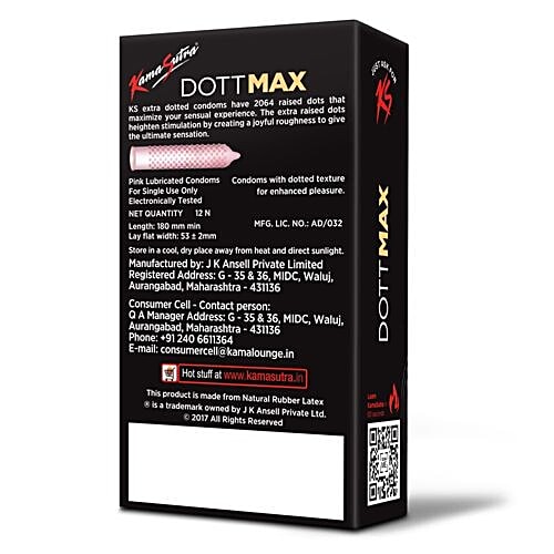 Buy Kamasutra Dott Max Condoms Online at Best Price of Rs 200 - bigbasket