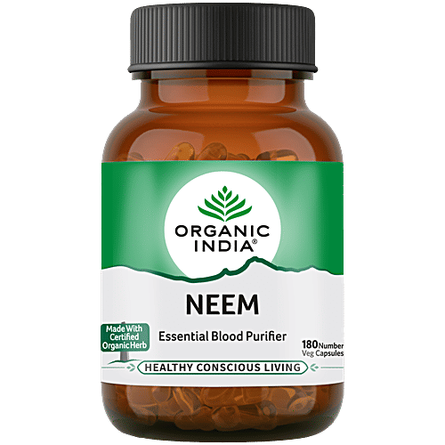 Buy Organic India Neem Capsules Online at Best Price of Rs 207 - bigbasket