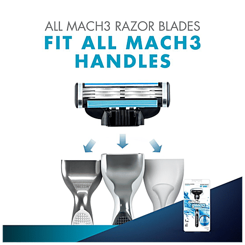 Buy Gillette Mach3 - Start Mens Razor Online at Best Price of Rs 189.05 ...