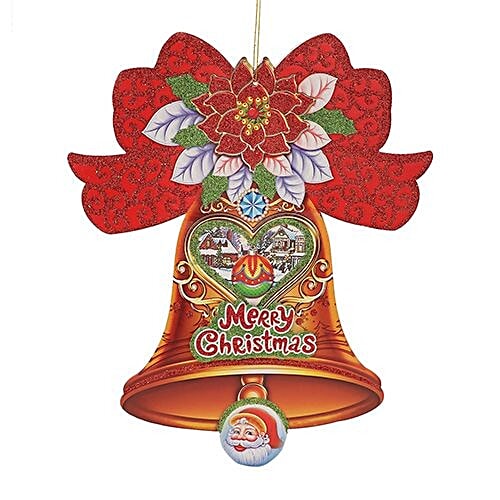 Buy DP Christmas-Xmas Decorative Hangable Bell - Paper, Multicolour ...