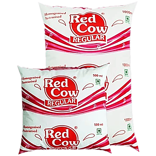 Buy Red Cow Double Toned Milk - Regular Online at Best Price of Rs 25 ...
