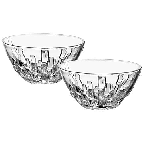Buy Treo Glass Serving Bowl - Linea Online at Best Price of Rs 440 ...