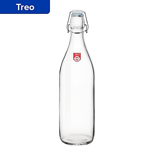 Buy Treo Suzzan Glass Water Bottle With White Cap Online at Best Price ...