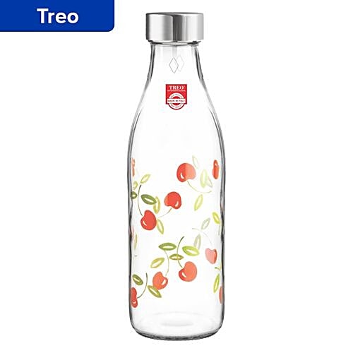 Buy Treo Ivory Premium Glass Bottle - With Red Cherries Online at Best ...