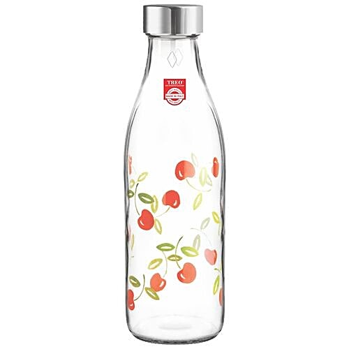 Buy Treo Ivory Premium Glass Bottle - With Red Cherries Online at Best ...