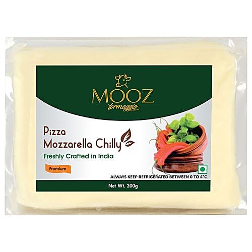 Buy Mooz Pizza Mozzarella Chilly Cheese - Premium Online at Best Price ...