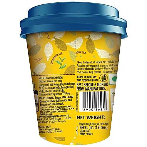 Buy Nestle Everyday Chai Life Saffron & Cardamom Instant Premix Tea ...