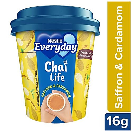 Buy Nestle Everyday Chai Life Saffron & Cardamom Instant Premix Tea ...