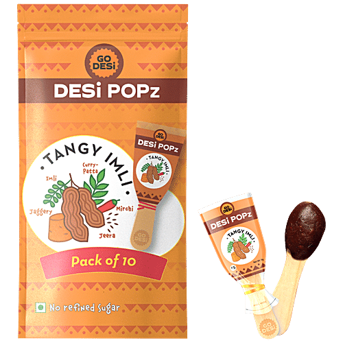Buy Go Desi Imli Pop Candy - Tamarind Jaggery, All Natural Online at ...