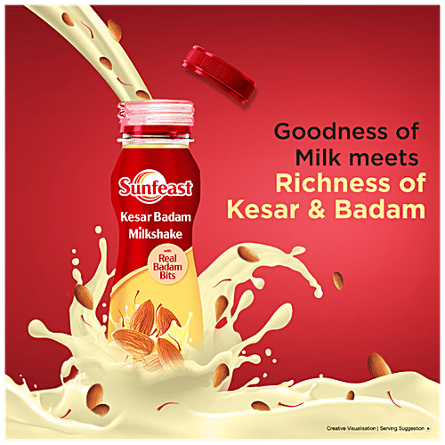 Buy Sunfeast Wonderz Milk Nutshakes - Kesar Badam Online at Best Price ...