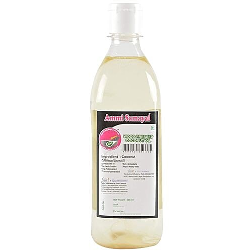 Buy Ammi Samayal Coconut Oil - Wood Pressed, Edible Online at Best ...