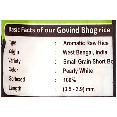 Buy BONGO BHOG Govind Bhog Rice - Premium, Aromatic Online at Best ...