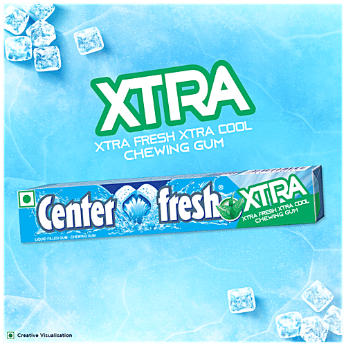 Buy Center Fresh Liquid Filled Chewing Gum - Xtra Peppermint Flavour ...