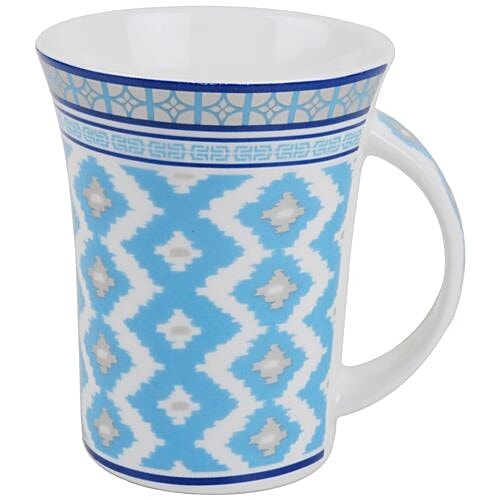 Buy BP Bharat Chai/Milk/Coffee Bonechina Blue Print With Gray Mug ...
