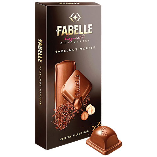 Buy Fabelle Hazelnut Mousse Centre Filled Bar Online at Best Price of ...