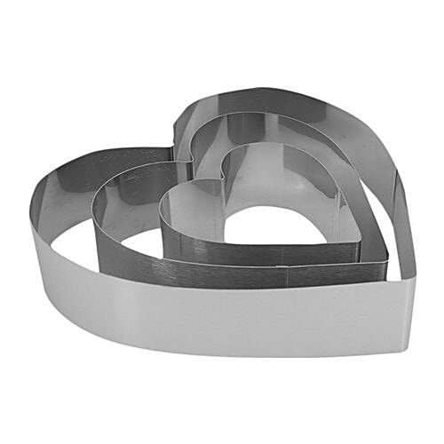 Buy DP Stainless Steel Cake Baking Tool - BB 1014 2, Heart Shaped ...