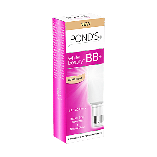 Buy Ponds BB+ Cream - Instant Spot Coverage + Natural Glow, 02 Medium ...