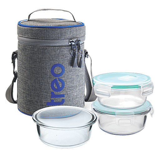 Buy Treo All Fresh Borosilicate Glass Tiffin/Lunch Box Online at Best ...