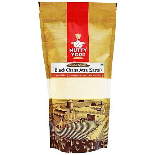 Buy Nutty Yogi Black Chana Atta - Sattu Online at Best Price of Rs 149 ...