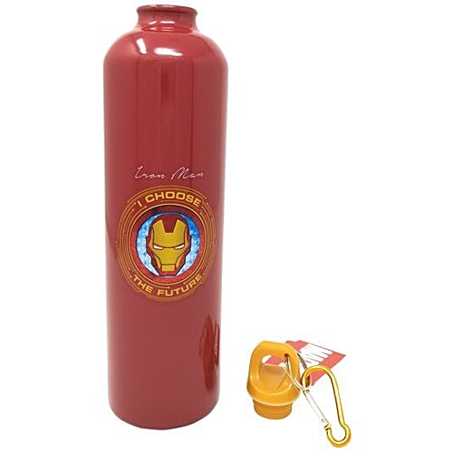 Buy Hm International \Marvel Iron Man Stainless Steel Kids Water Bottle ...