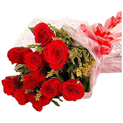 Buy fresho! Rose Bouquet Online at Best Price of Rs 250.04 - bigbasket