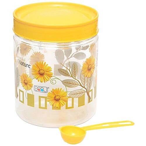 Buy Saaj Maxx Pet Plastic Premium Container - Yellow Online at Best ...