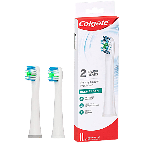 Buy Colgate Toothbrush Replacement Brush Heads - 360 Deep Clean ...
