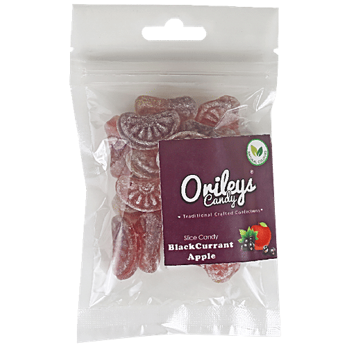 Buy Orileys Candy Slice - Black Currant Apple Flavour, Natural Colours ...