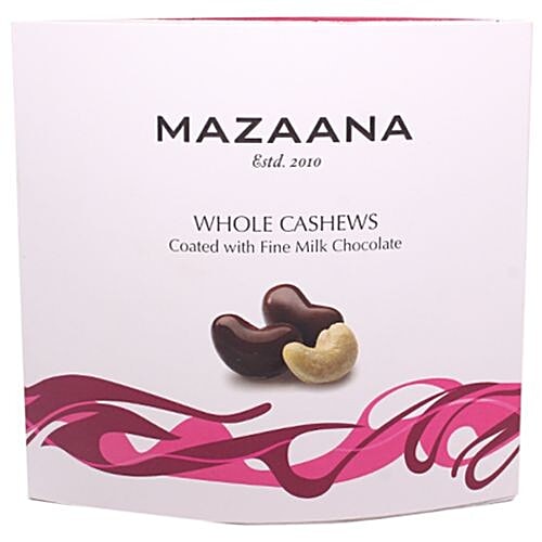 Buy Mapro Mazaana Whole Cashews Coated With Fine Milk Chocolate Online ...