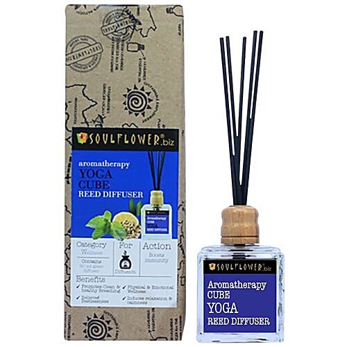 Buy Soulflower Yoga Cube Reed Diffuser Online at Best Price of Rs 1250 ...