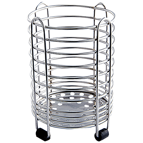 Buy Anjali Stainless Steel Cutlery - Spoon Stand, Round Online at Best ...