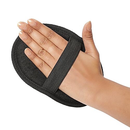 Buy BB Home Loofah/Sponge Scrubber/Body Bath - With Hand Band, Black ...