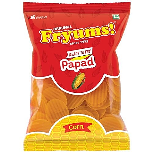 Buy Fryums Original Ready To Fry Corn Papad Online at Best Price of Rs ...