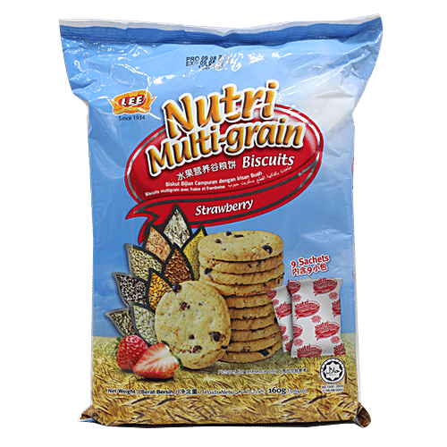Buy Lee Nutri Multi-Grain Biscuits - Strawberry Online at Best Price of ...