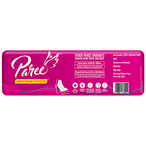 Buy Paree Super Soft Sanitary Pads - XL Online at Best Price of Rs 297 ...