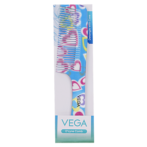 Buy Vega Iris Grooming Comb - DC-1264, Colour May Vary Online at Best ...
