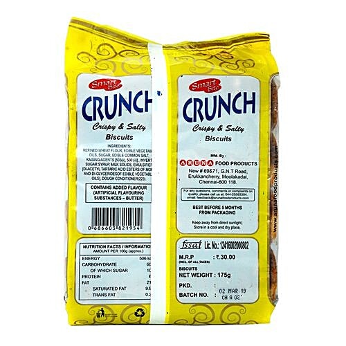 Buy Smart Bite Crunch - Crispy & Salt Biscuits Online at Best Price ...