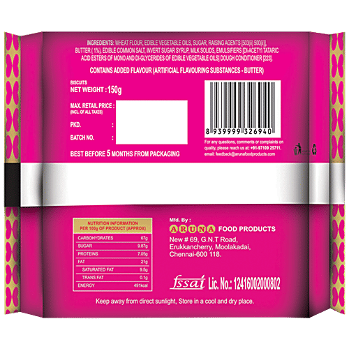 Buy Smart Bite Crunch - Butter Rich Biscuits Online at Best Price of Rs ...