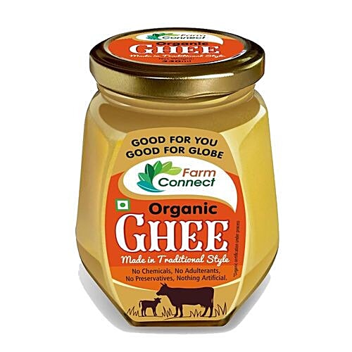 Buy Farm Connect Organic Cow Ghee Online at Best Price of Rs 400 ...