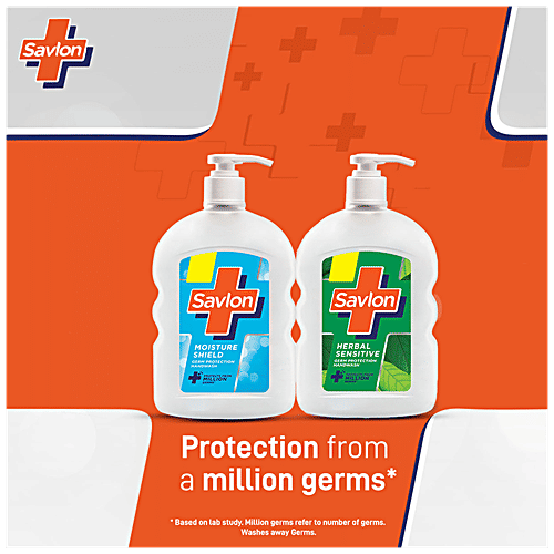 Buy Savlon Moisture Shield Germ Protection Handwash - Protects from ...