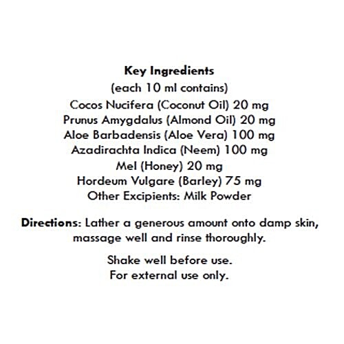 Buy Fizzy Fern Coconut Almond Body Wash - With Honey, Milk & Neem ...