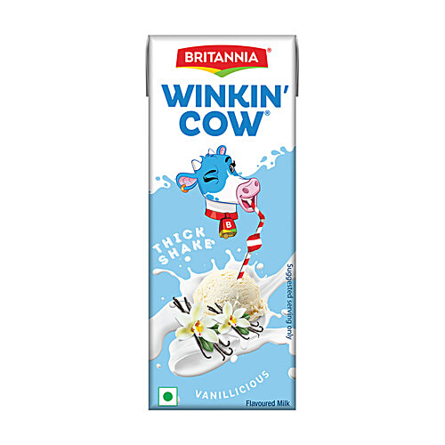 Buy Britannia Winkin' Cow Vanillicious Thick Milkshake Online at Best ...
