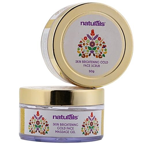 Buy Naturals Skin Brightening Gold Face Scrub Online at Best Price ...