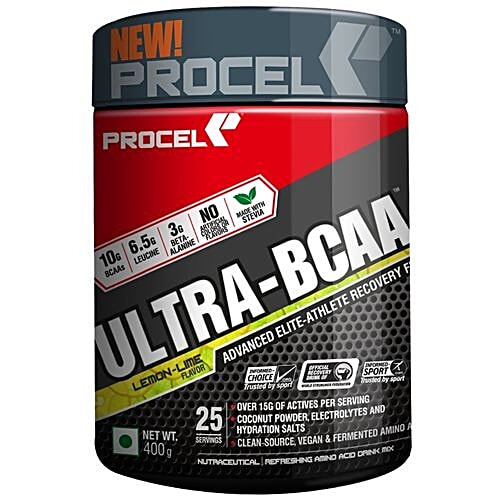 Buy Procel Ultra-BCAA Powder Amino Acid Supplement With 2x Leucine ...