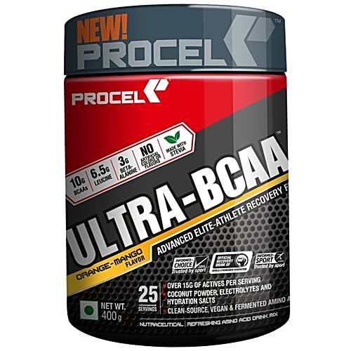 Buy Procel Ultra-BCAA Powder Amino Acid Supplement With 2x Leucine ...